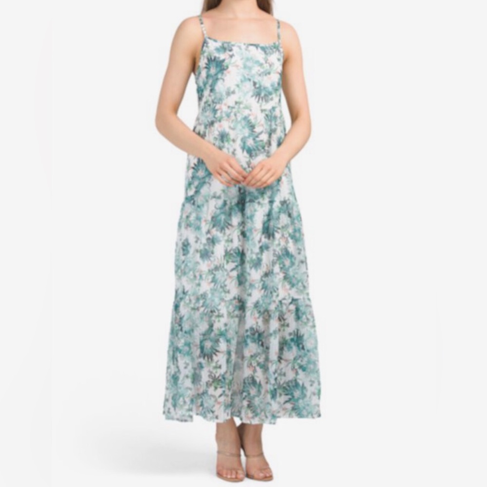 Vanessa Zani Made In Italy Babydoll Midi Cami Dress F… - Gem